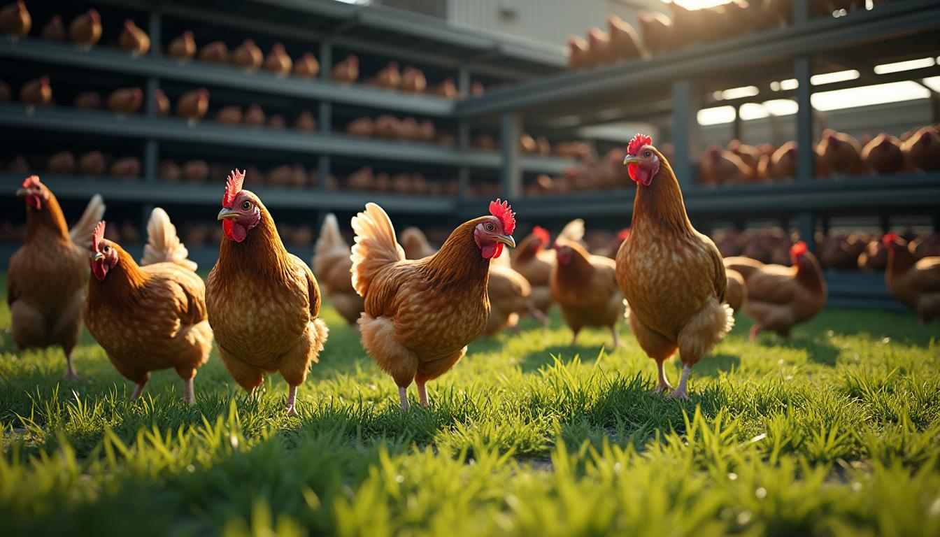 Pourquoi les poules de plein air sont meilleures que les poules en batterie